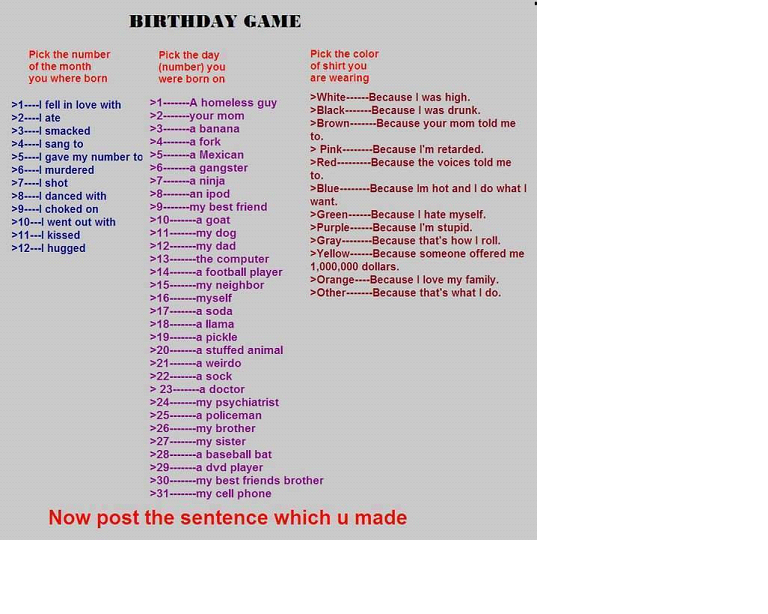 Birthday Game in C++ - Tech Spider
