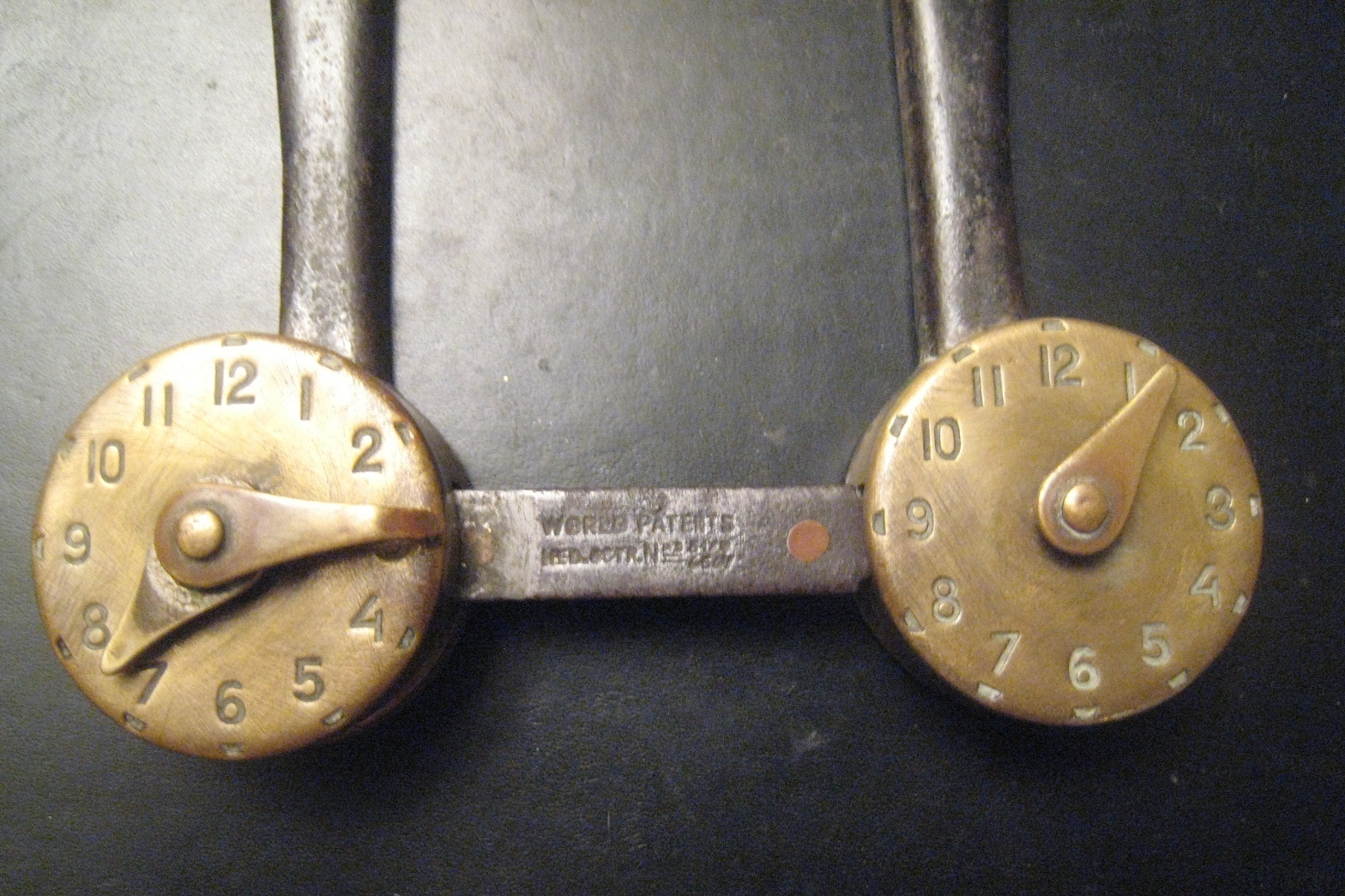 RestraintsBlog: TWO WHEEL CLOCK FACE BICYCLE COMBINATION PADLOCK