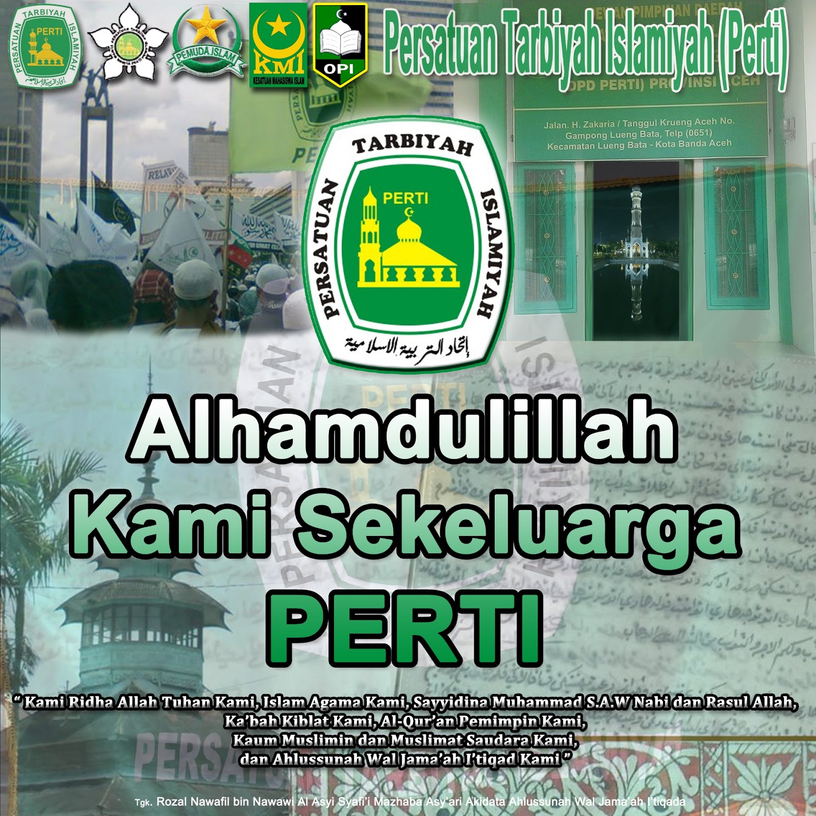 Aceh dan PERTI (Persatuan Tarbiyah Islamiyah) ~ PD OPI Aceh
