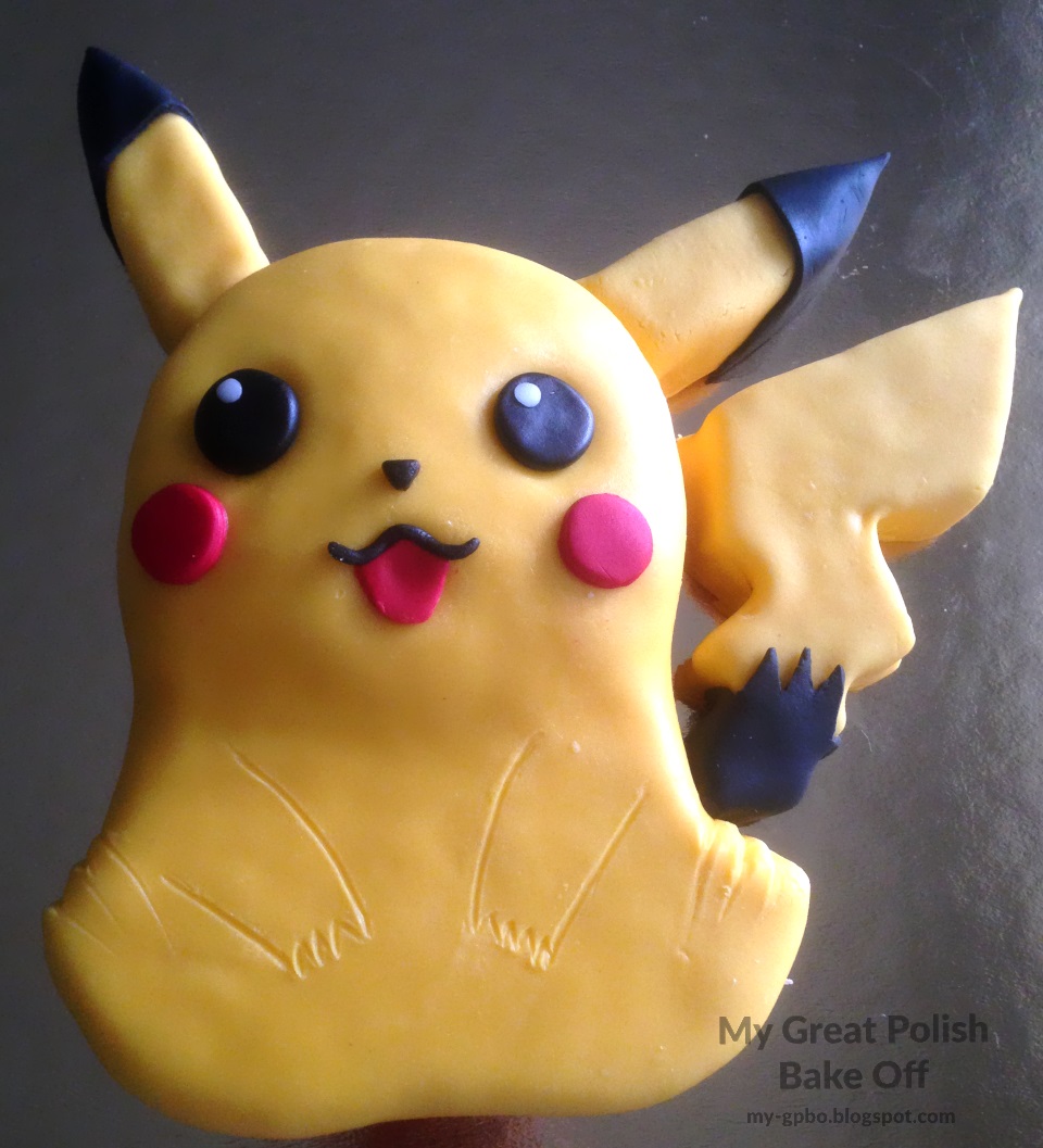 Pikachu z ciasta - czyli Pika! Pika! - My Great Polish Bake Off