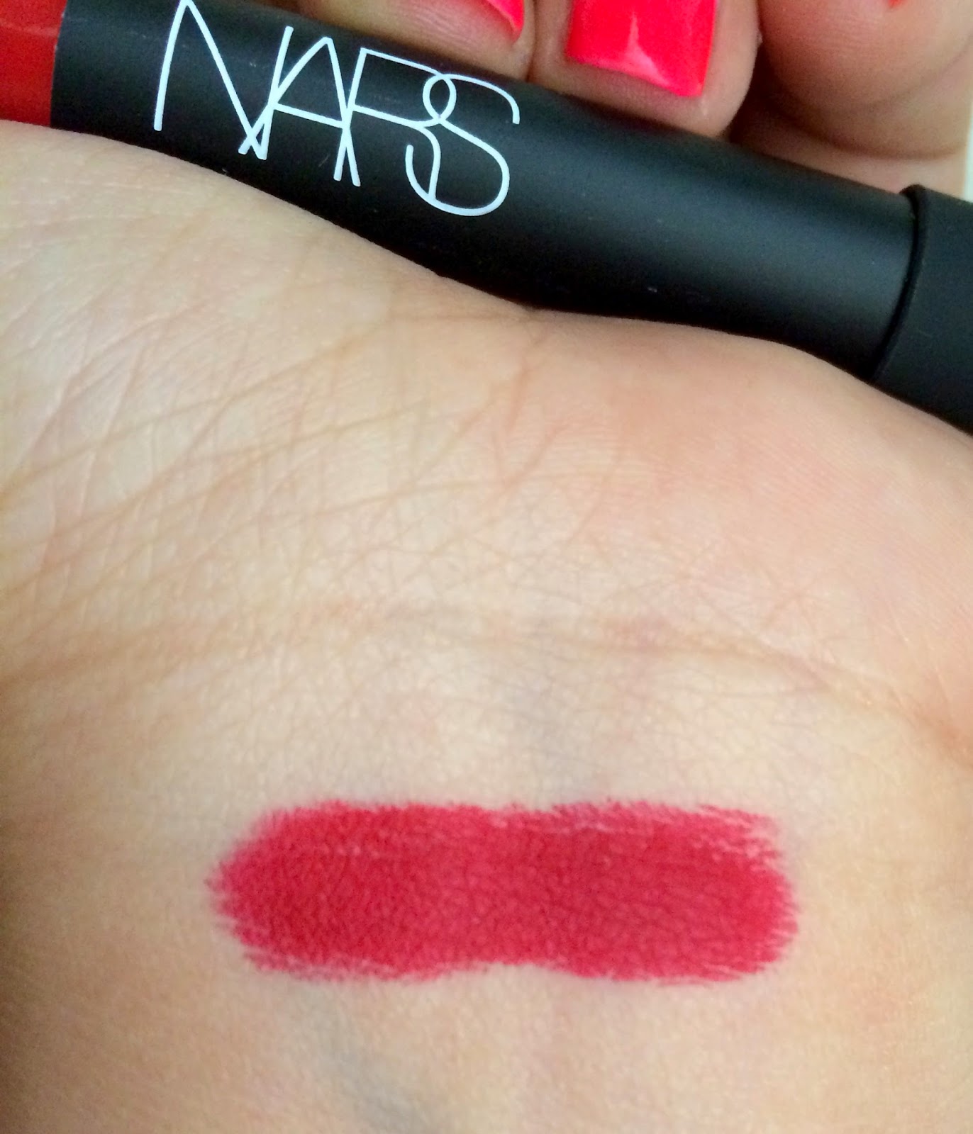 NARS 'CRUELLA' Velvet Matte Lip Pencil Review. / Dairy of Pooja