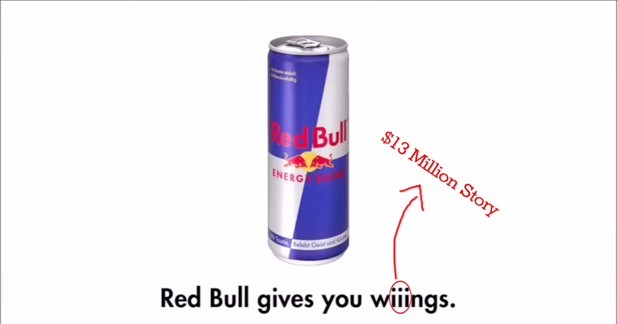 Red Bull “Gives you wiiings”. Why are there is 3 i's in their slogan?