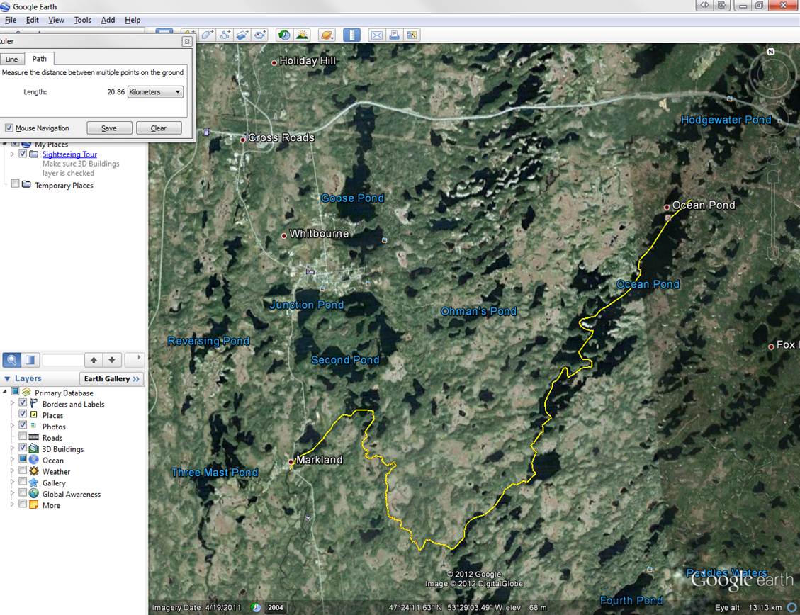 Newfoundland Sea Kayaking: Ocean Pond to Markland Canoe Trip