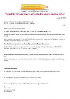 How To Write An Appeal Letter For School ~ Thankyou Letter