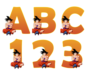 Kits imprimibles gratis : Tablas de multiplicar de Dragon Ball Z