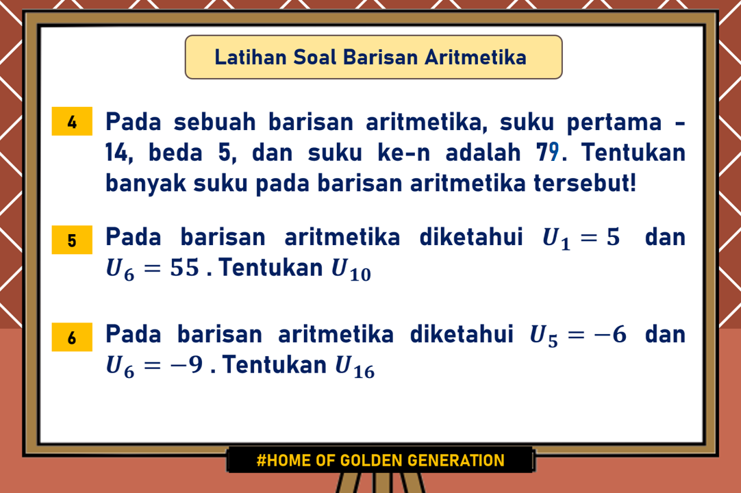 BAB 1. Latihan Soal Pola & Barisan Bilangan -- 2. Barisan Aritmatika ...