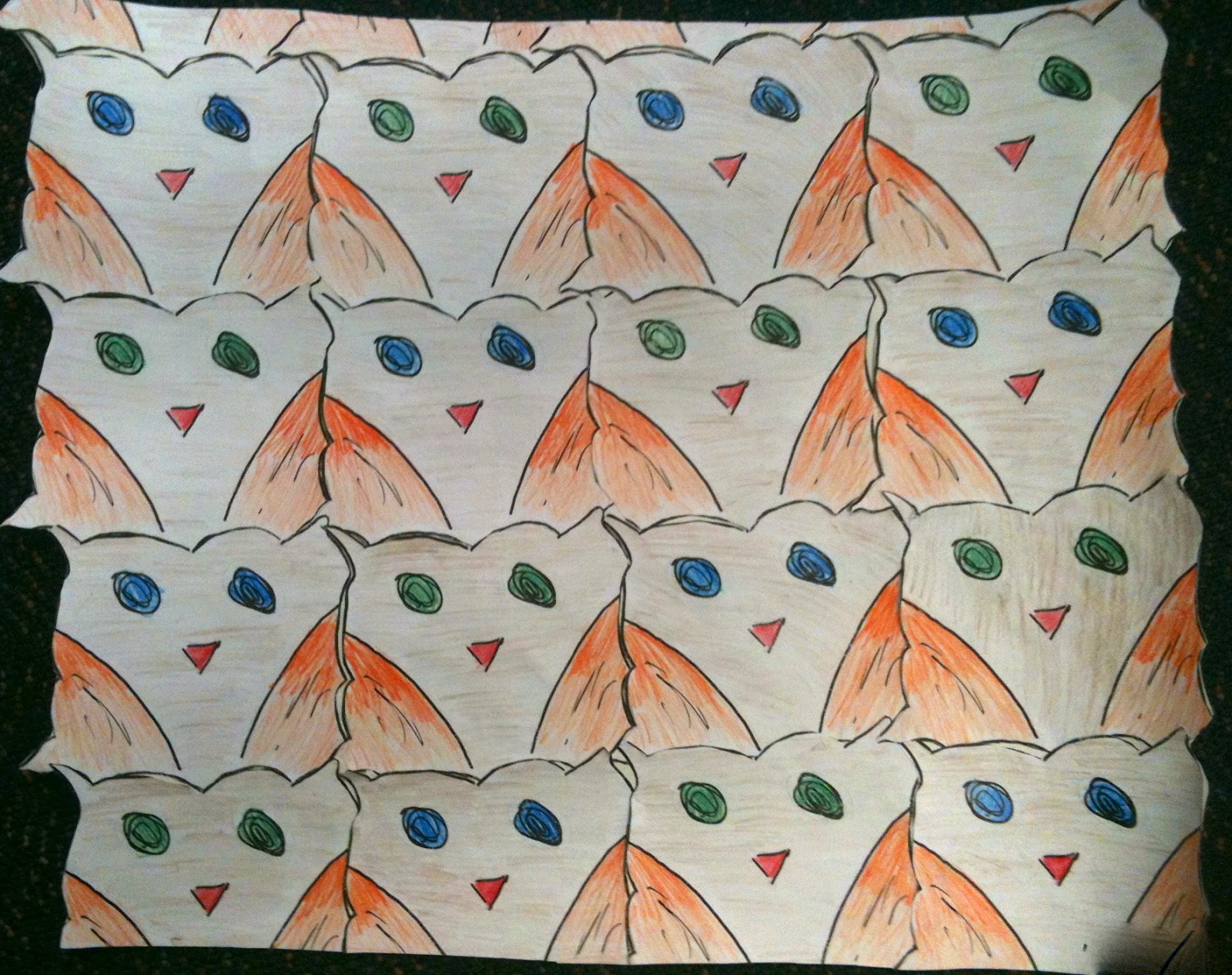 Primary art: Tessellations