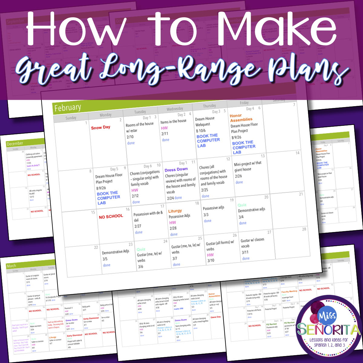 How to Make Great Long-Range Plans | Miss Señorita