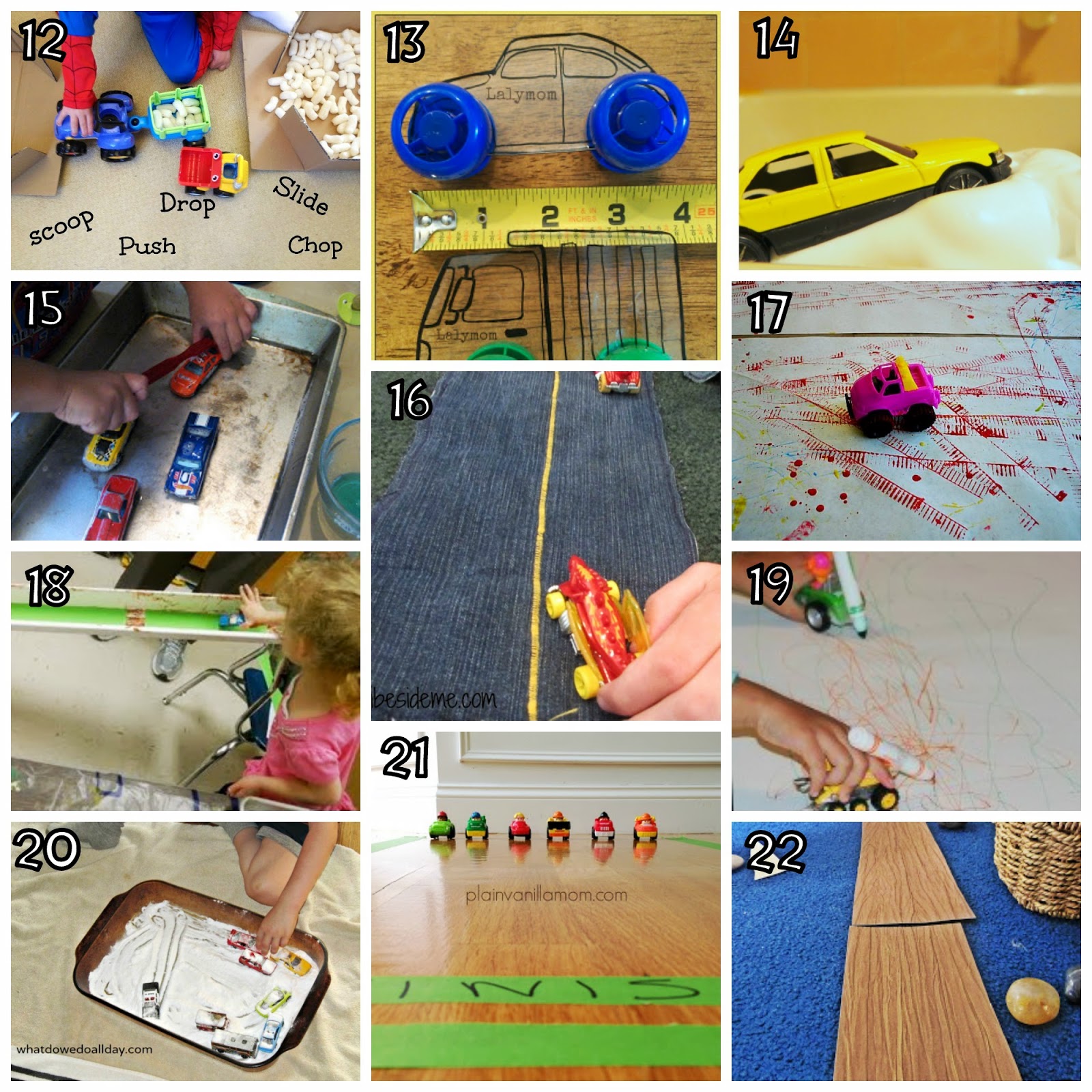 Learn with Play at Home: 22 Activities to play and learn with Cars and ...