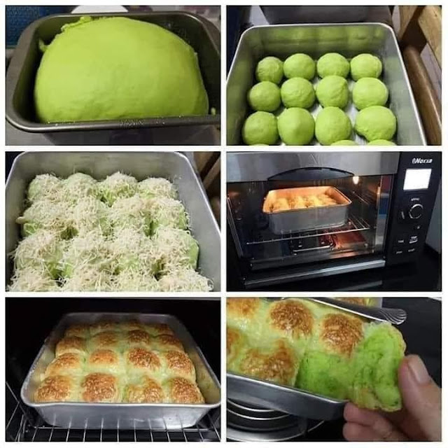 Resepi Roti Bun Perisa Pandan Guna Breadmaker Noxxa Roti Gebu Gebas