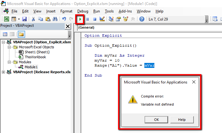 Excel Mirror We Push Your Boundaries Use Of Option Explicit In Excel Vba