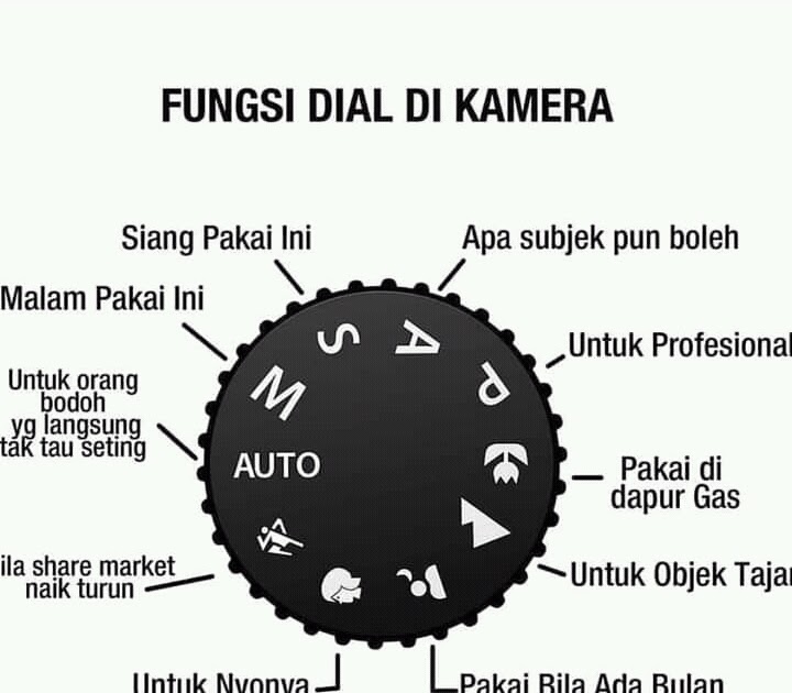 Fungsi Dial di Kamera