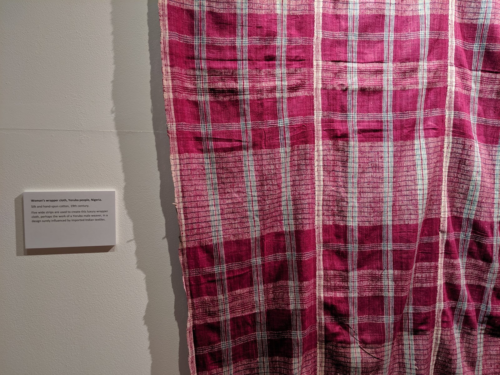 margaret-cooter: African textiles at Brunei Gallery till 14 Dec