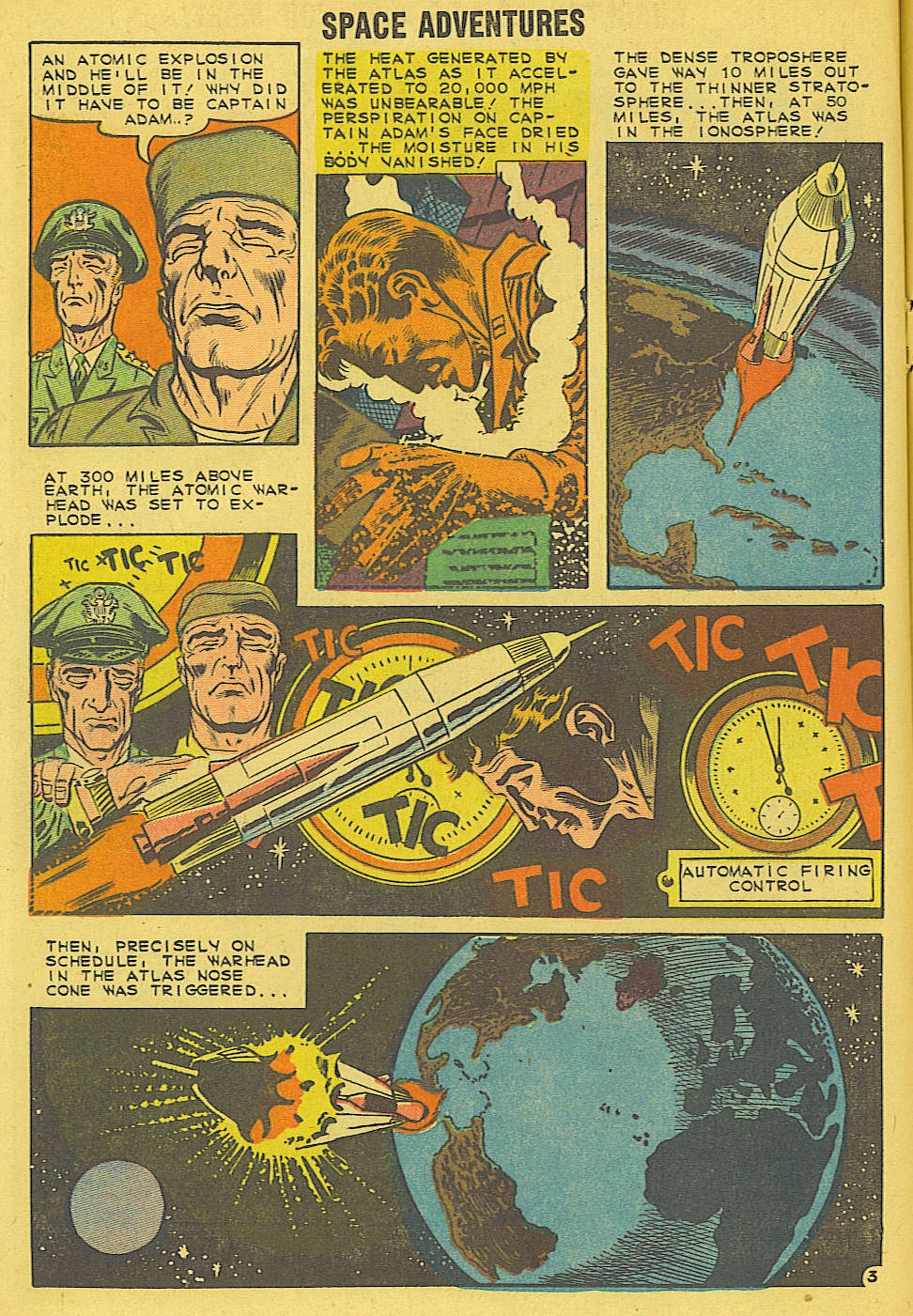 THE CHARLTON COMICS READING LIBRARY: SPACE ADVENTURES #33 March 1960