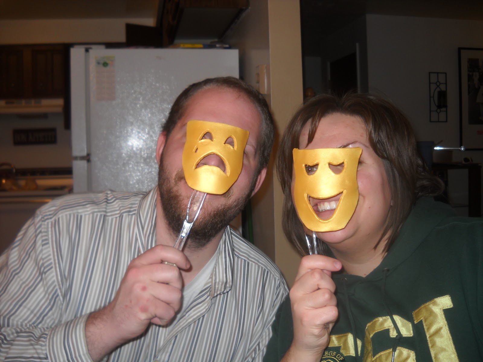 Dessert The Table: Comedy-Tragedy Birthday Cake