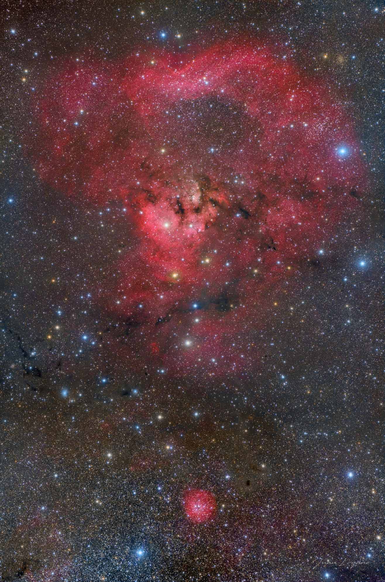 Observatorio suburbano: Question mark nebula