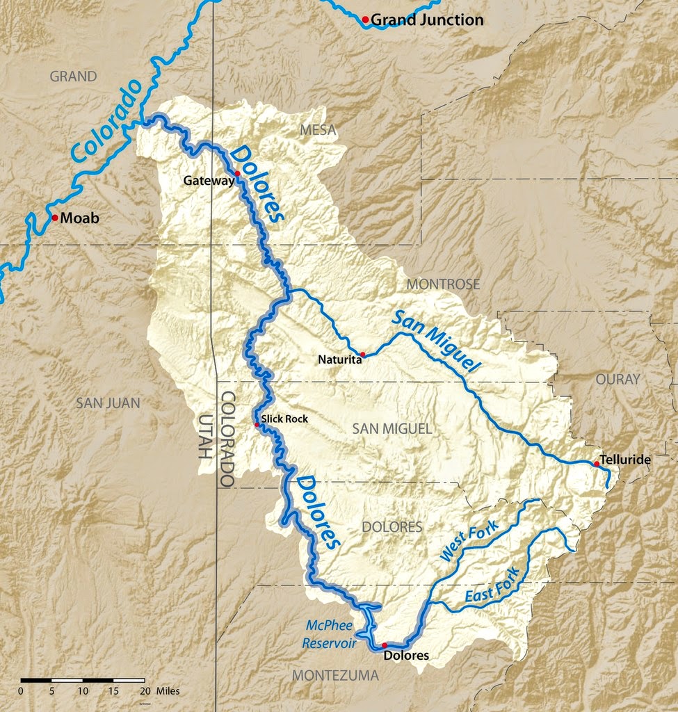 Flying Colorado's Dolores River