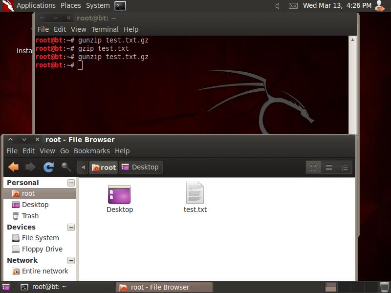 Comandos Básicos Backtrack