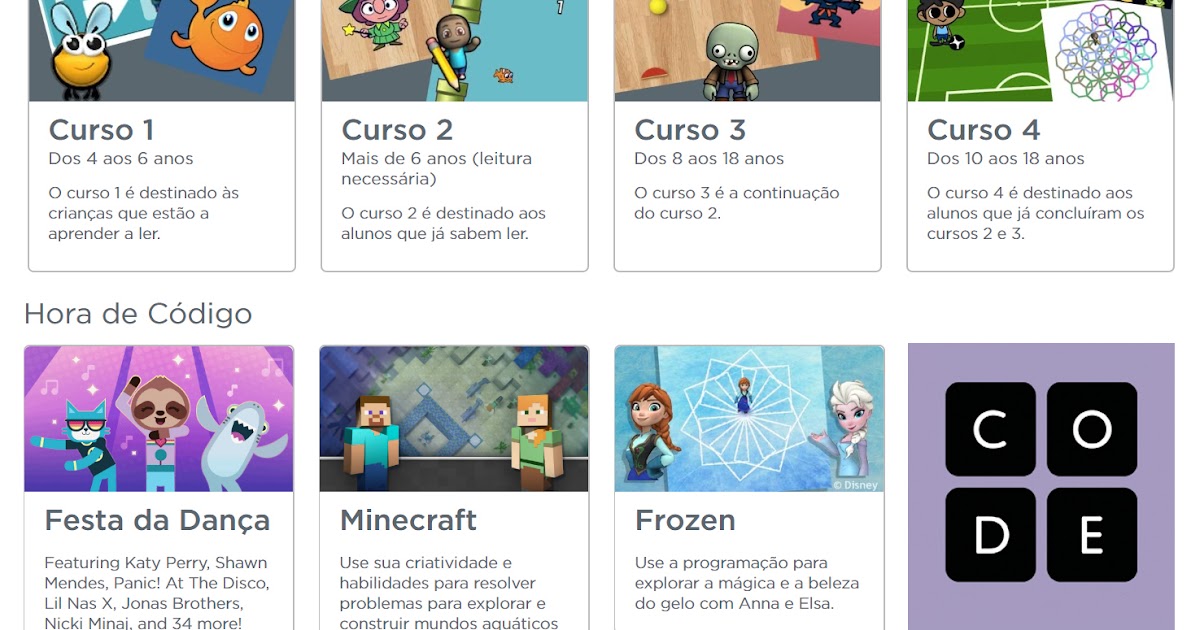 Aprender no mundo digital: Code.org: uma plataforma de aprendizagem da ...