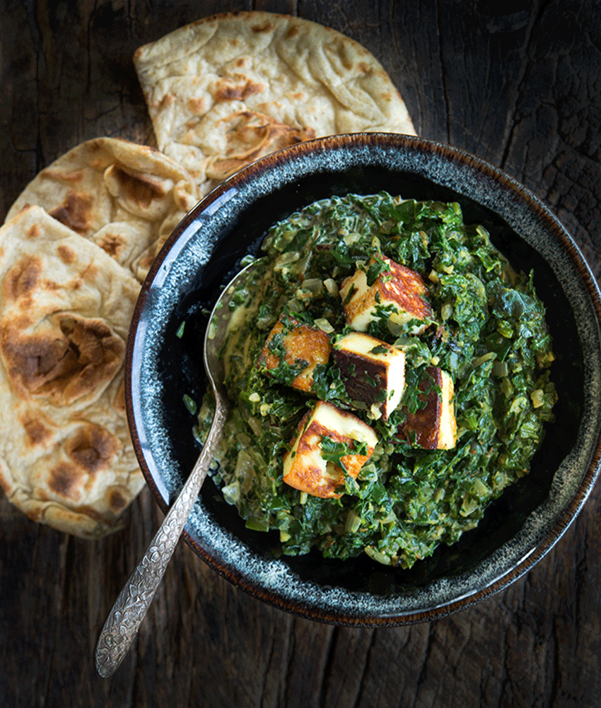 Saag Paneer - WILD GREENS & SARDINES