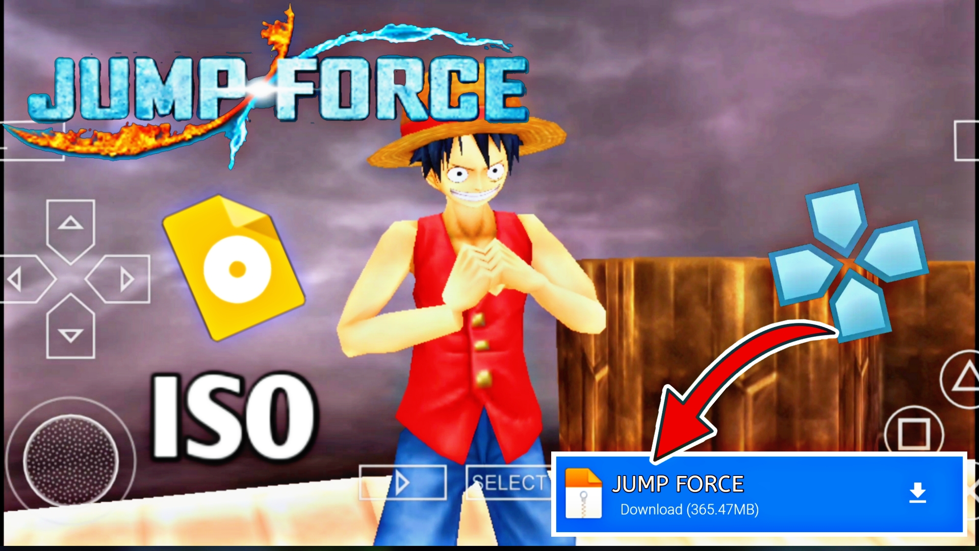 How To Download Jump Force For Android PPSSPP 💥 Jump Force PSP Iso ...