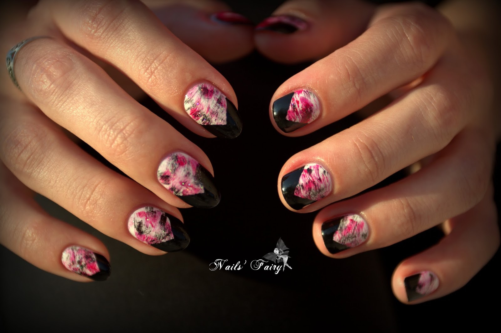 Nails' Fairy: Nail art abstrait technique balayage