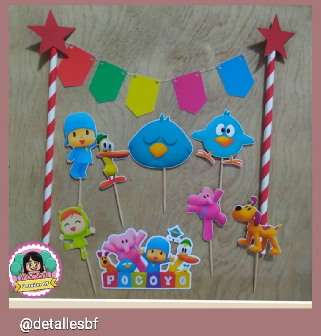 Topper Pocoyo - Mis Toppers Tus Toppers