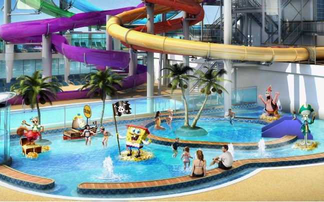 Nickelodeon Cruise Water Slide