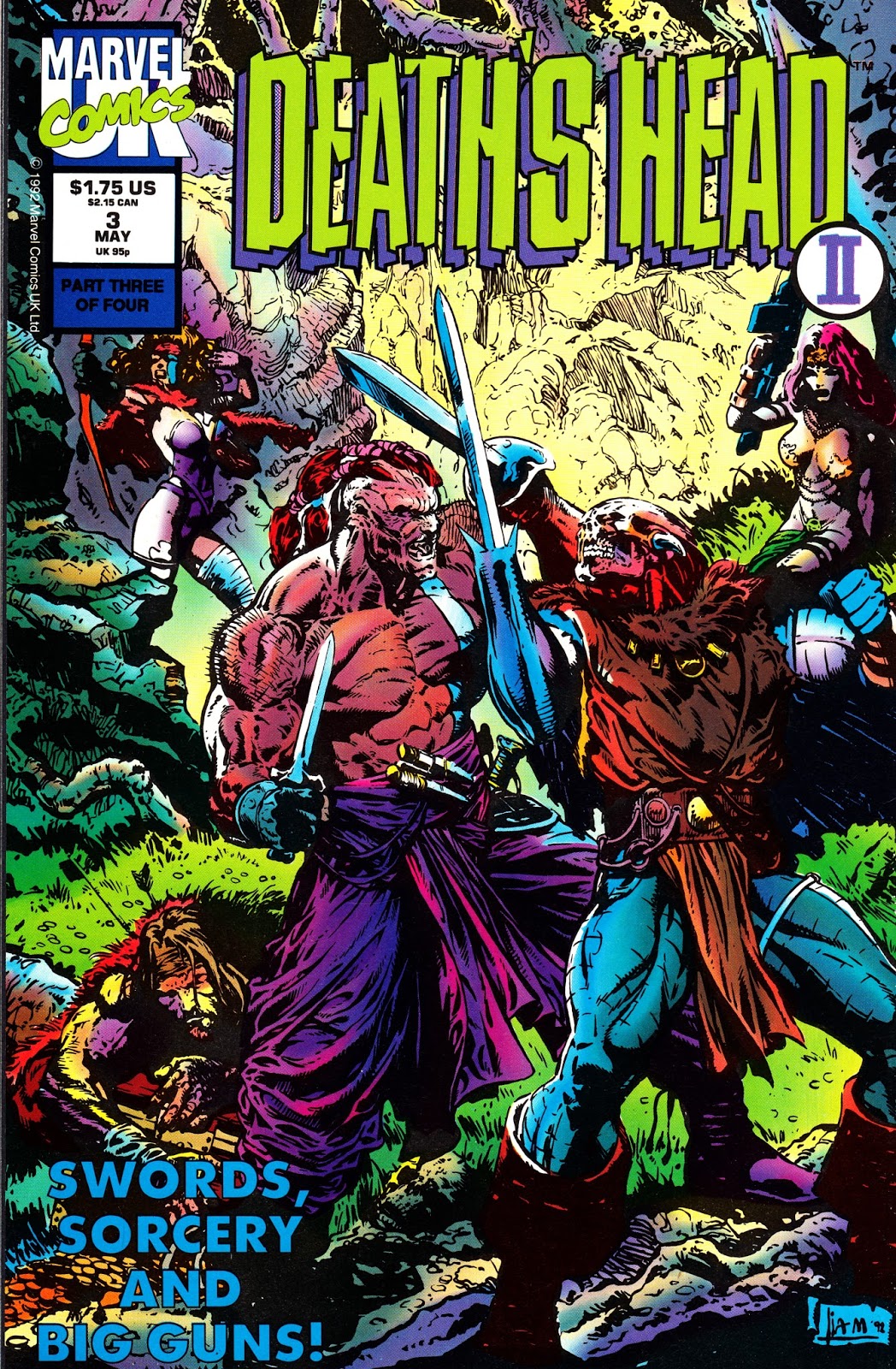 STARLOGGED - GEEK MEDIA AGAIN: 1992: DEATH'S HEAD II LIMITED SERIES ...