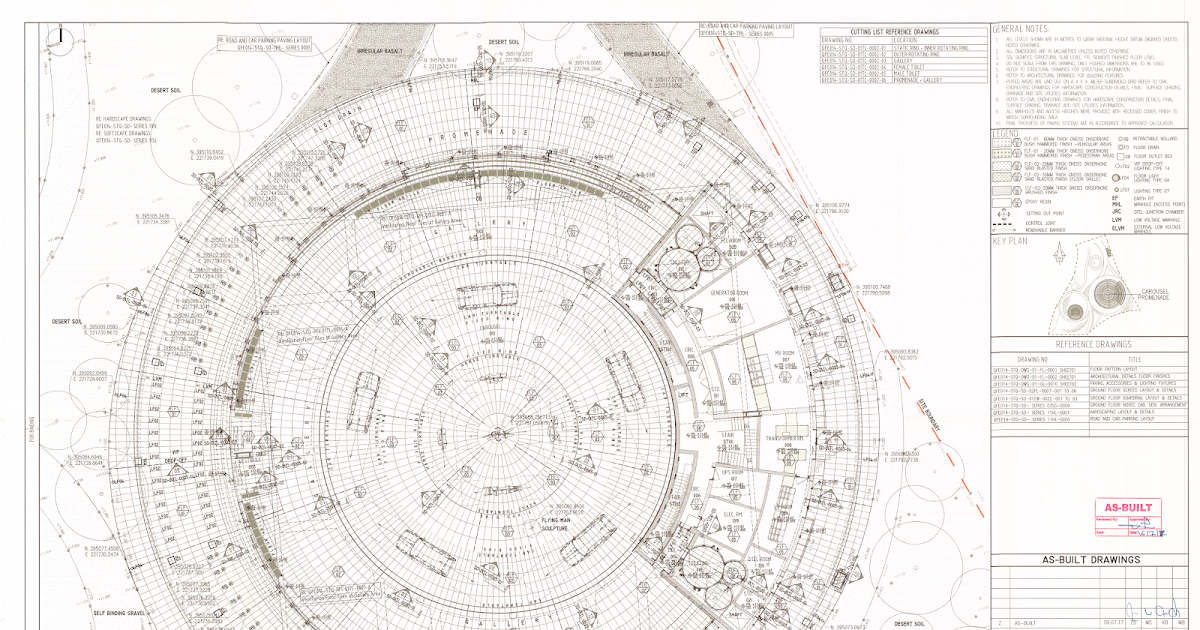 SHOPDRAWING SAMPLE - TILING LAYOUT & DETAILS