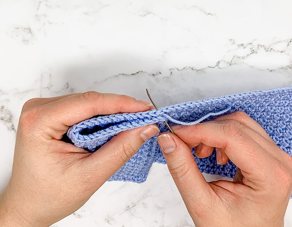 Easy Crochet Mop Cover - A Free Pattern and Tutorial - Grace and Yarn