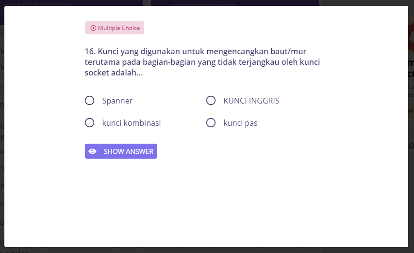 Kunci yang digunakan untuk mengencangkan baut/mur terutama pada bagian ... Kunci yang digunakan untuk mengencangkan baut/mur terutama pada bagian ...
