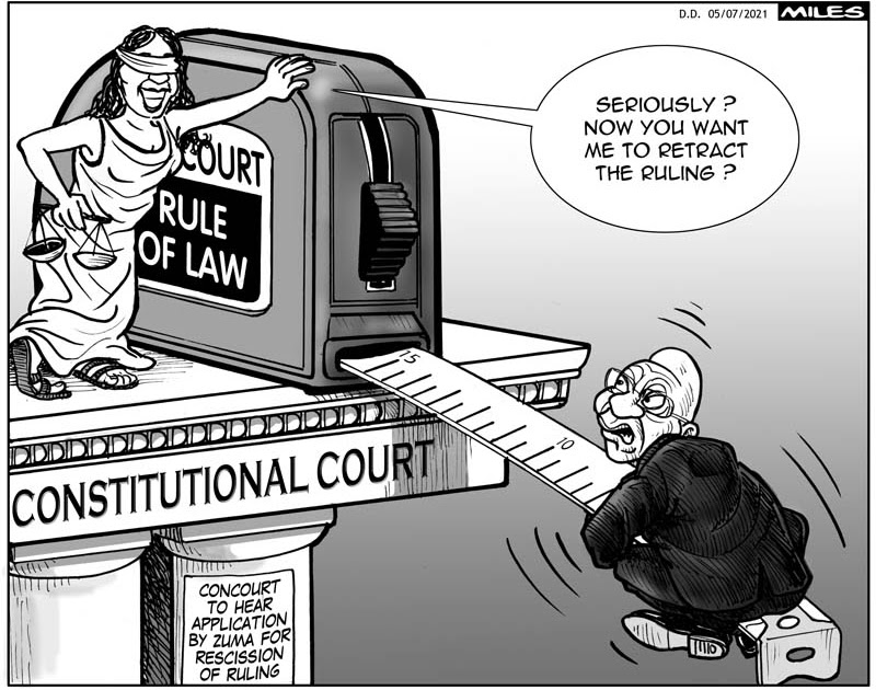 Cartoons by Miles: Rule of Law