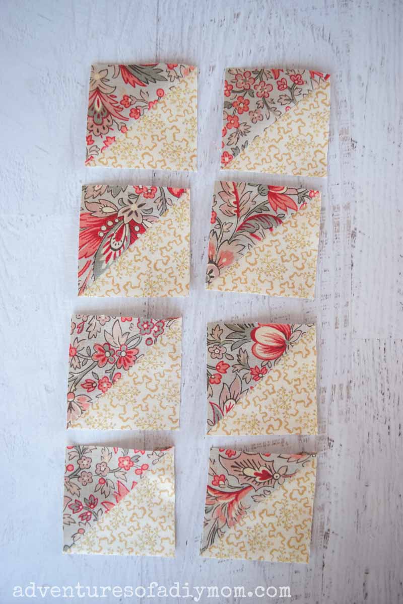 How To Make A Half Square Triangle 8 At A Time Adventures Of A DIY Mom How To Make A Half Square Triangle 8 At A Time Adventures Of A DIY Mom