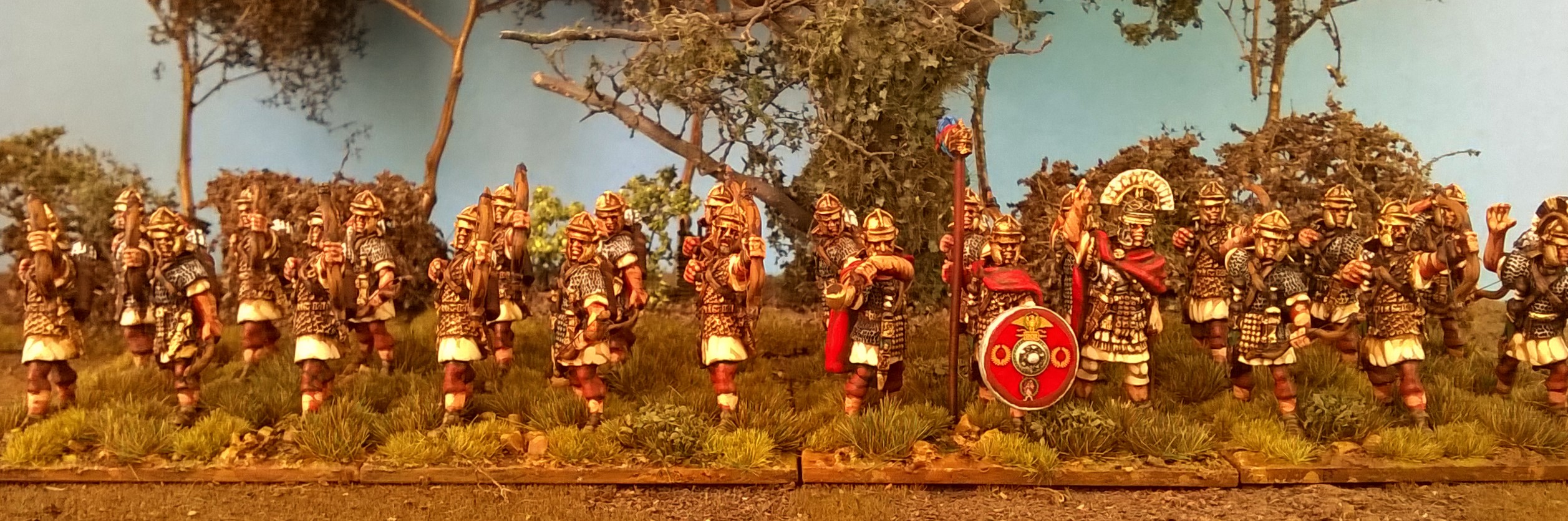 Painting Lead and other stuff.: 28mm Early Imperial Roman Archers