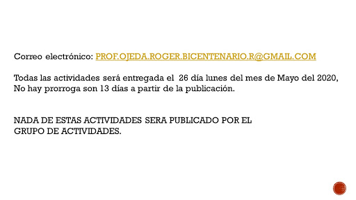 PROFESOR OJEDA ROGER. ORIENTACIÓN Y CONVIVENCIA