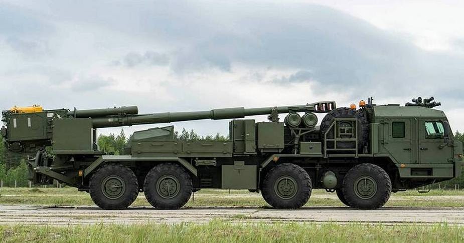 INFOBELICA: Obús autopropulsado 2S43 Malva 152 mm 8x8