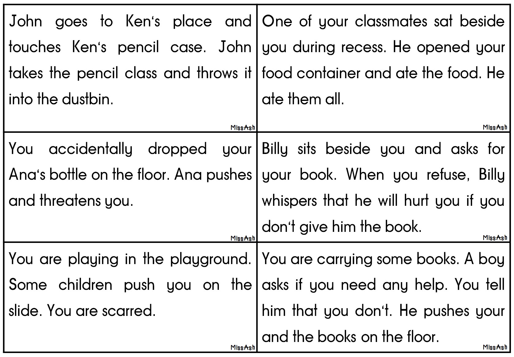 ASH THE TEACHER: YEAR 4 - OCTOBER - LOVE