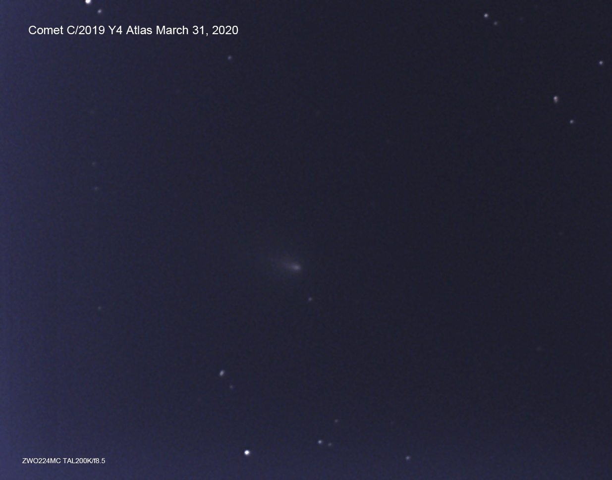Pascal Hilkens Astro Page : Comet C/2019 Y4 Atlas Animated Gif