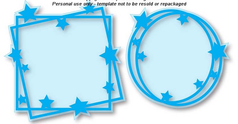 Shirley's Cards: Freebie Star Frames and Mats