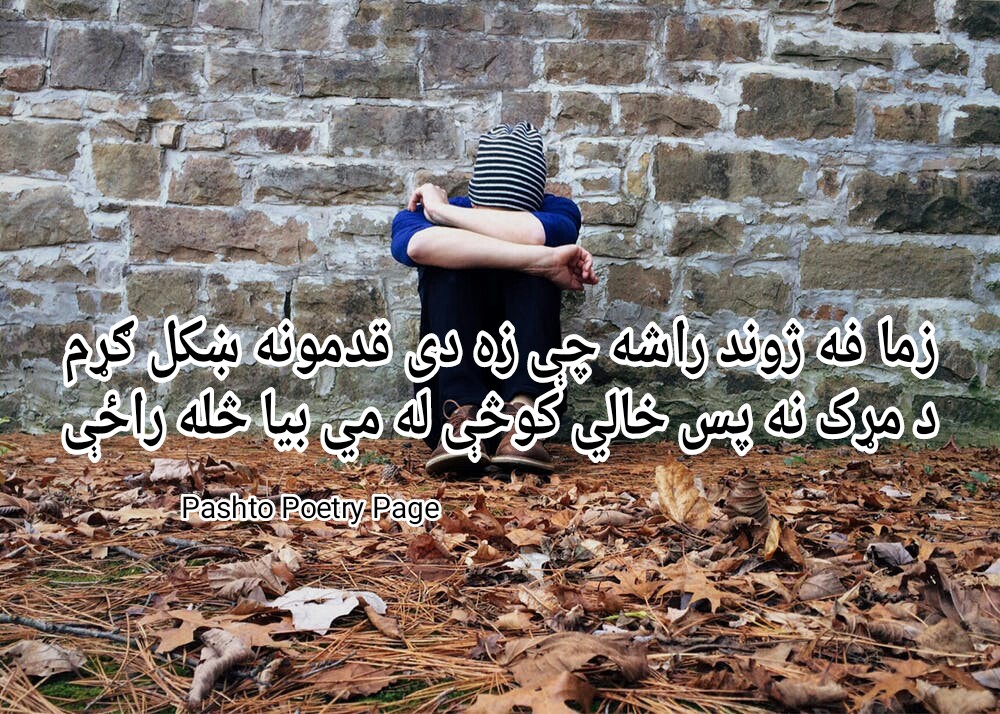 Pashto Sad Poetry for Love 2 lines Shayari Images Pic Sms