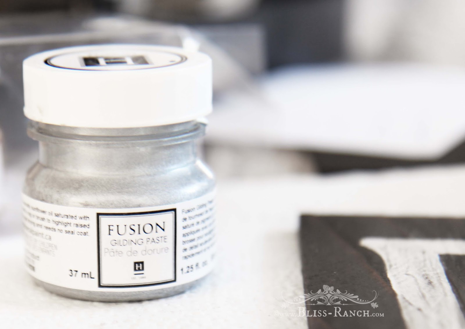 Bliss Ranch: Silver Mirror with Fusion Gilding Paste