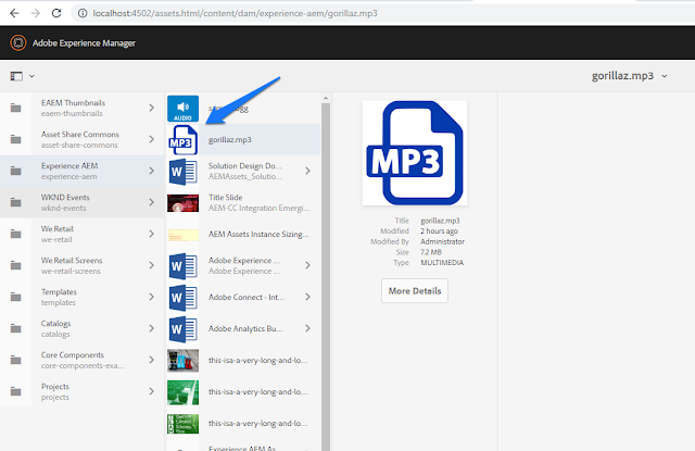 Experiencing Adobe Experience Manager (AEM, CQ): AEM 6520 - AEM Assets ...