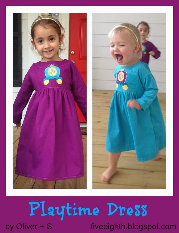 We Are Sew Happy!: Playtime Dress by Oliver + S Now Princess Dress
