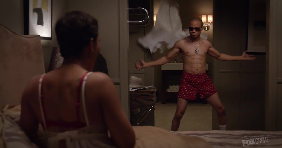 ausCAPS: Eugene Byrd shirtless in Bones 6-14 "The Bikini In The Soup"