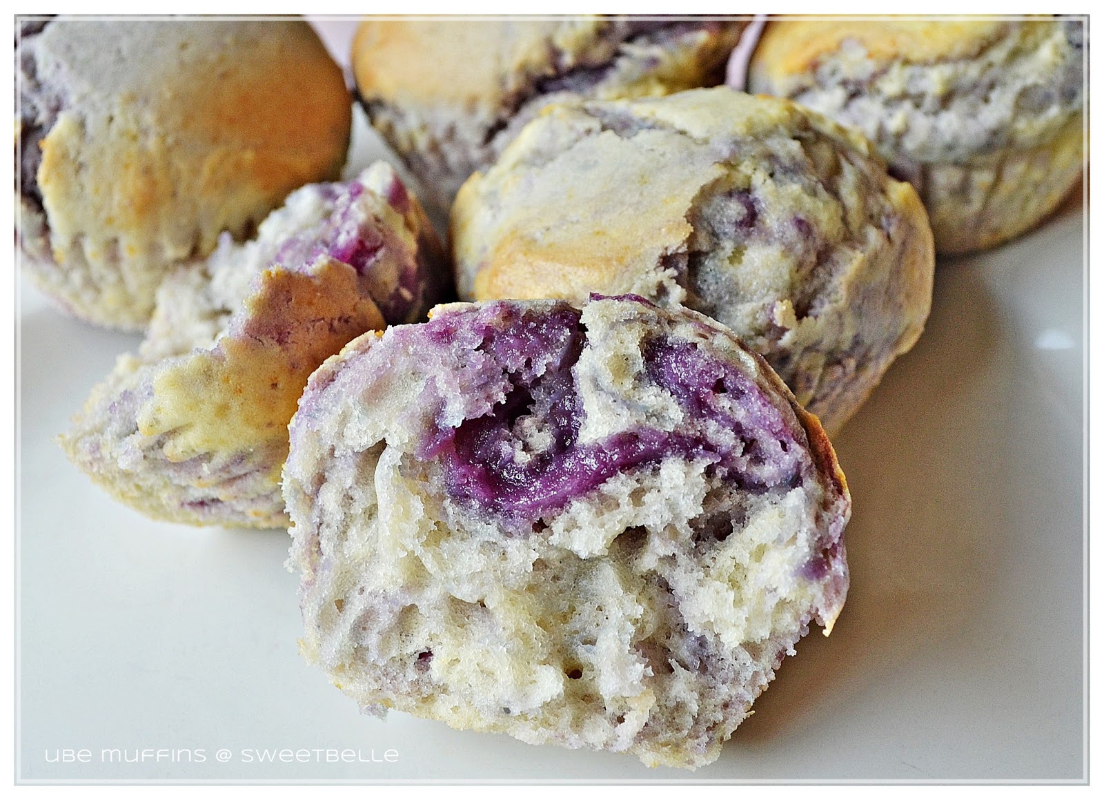 s w e e t b e l l e: Ube Muffins