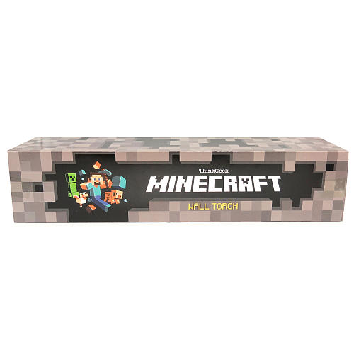Minecraft Wall Torch ThinkGeek Item | Minecraft Merch