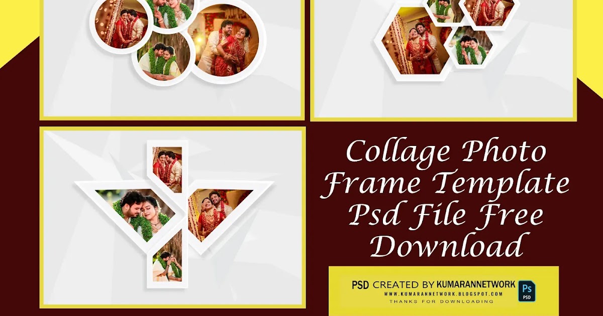 Photo Collage Templates Psd File Free Download - Kumaran Network