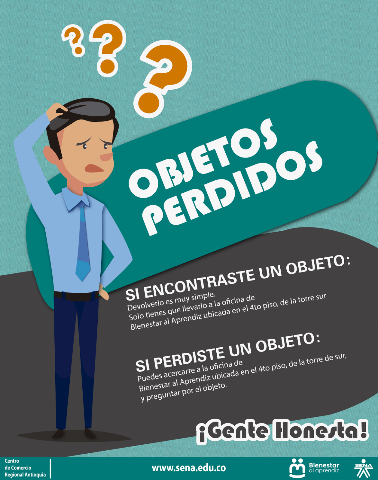 Centro de Comercio - SENA Regional Antioquia: Objetos Perdidos