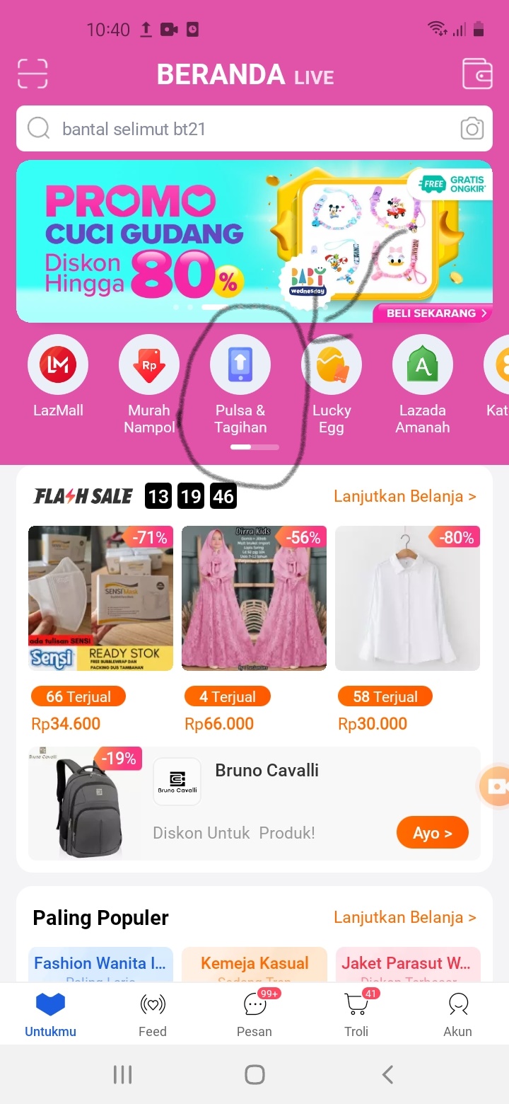 Tutorial di Lazada